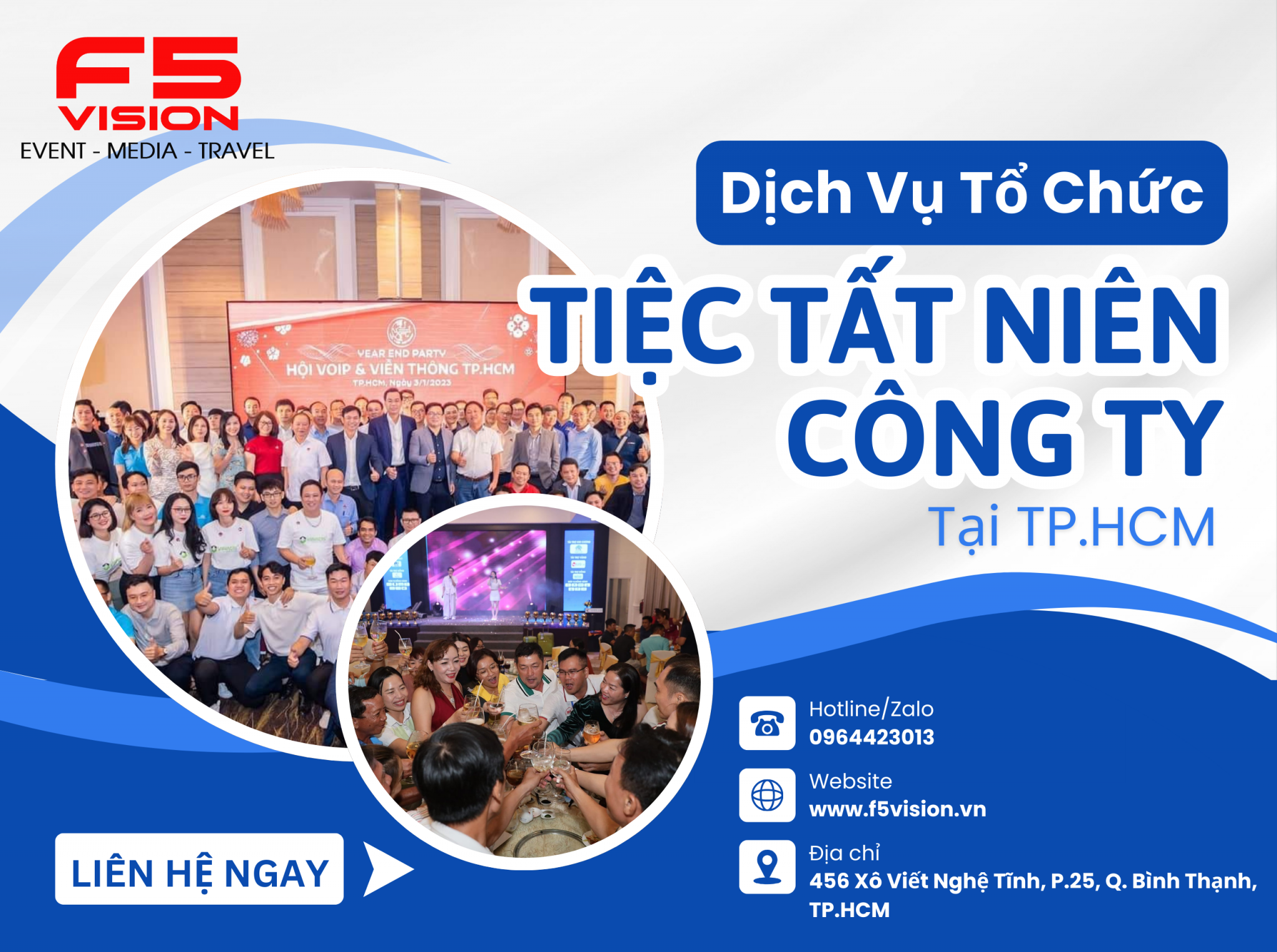 Dịch Vụ Tổ Chức Tiệc Tất Niên Công Ty Tại TP.HCM - F5VISION