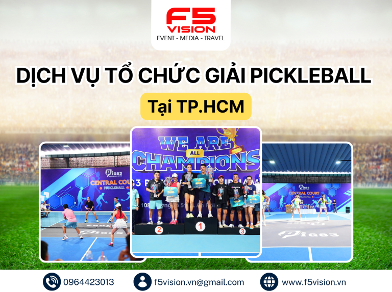 Dịch Vụ Tổ Chức Giải Pickleball Tại TP.HCM - F5VISION